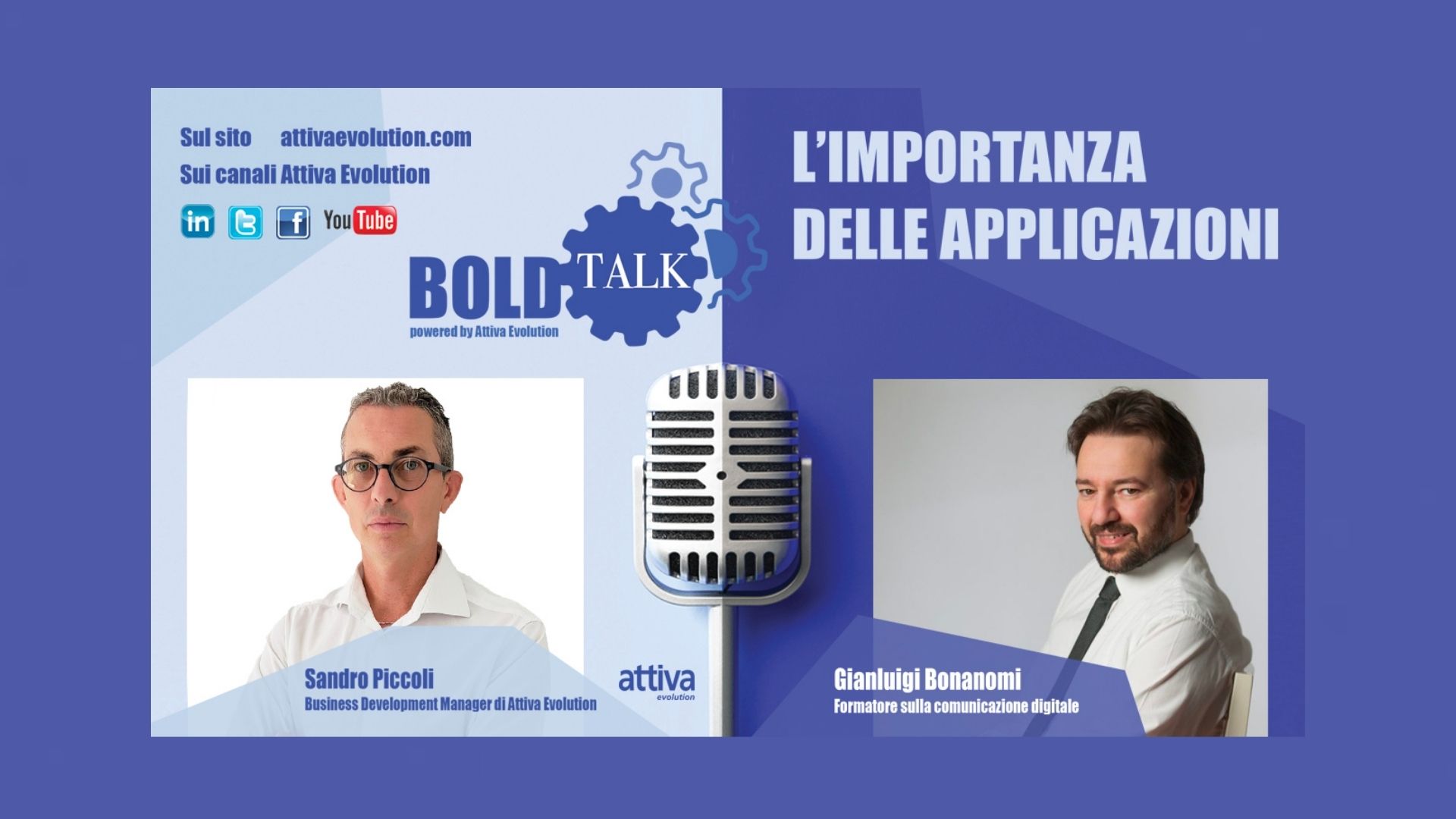 Episodio # 3 di BOLD TALK - L'importanza delle applicazioni