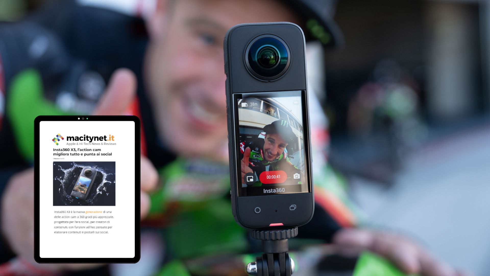 Insta360 X3, l’action cam migliora tutto e punta al mondo dei social