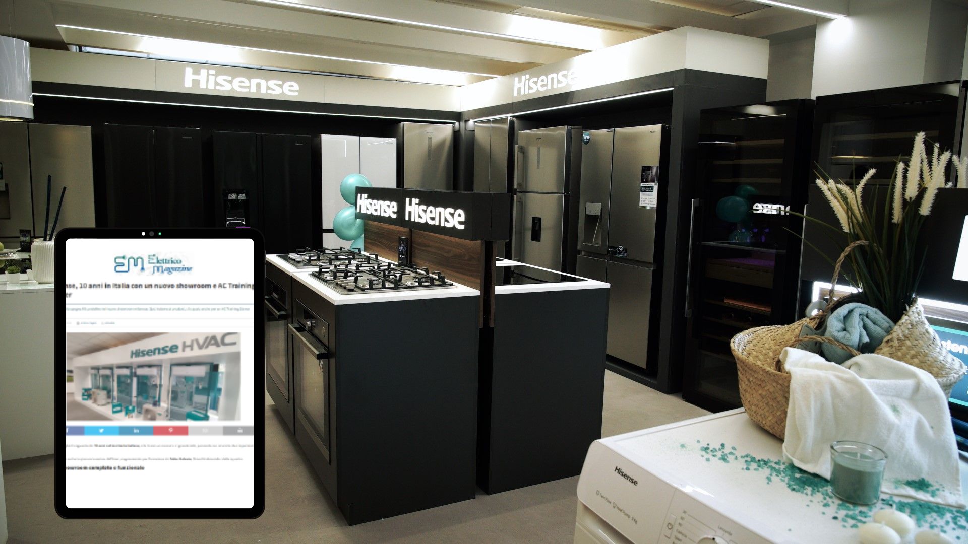 Compleanno Hisense: inaugurati Showroom e AC Training Center